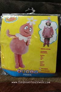Yo Gabba Gabba Toddler Foofa Costume - Review » The Denver Housewife