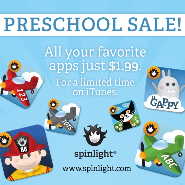 Spinlight Studio Preschool App Sale! » The Denver Housewife