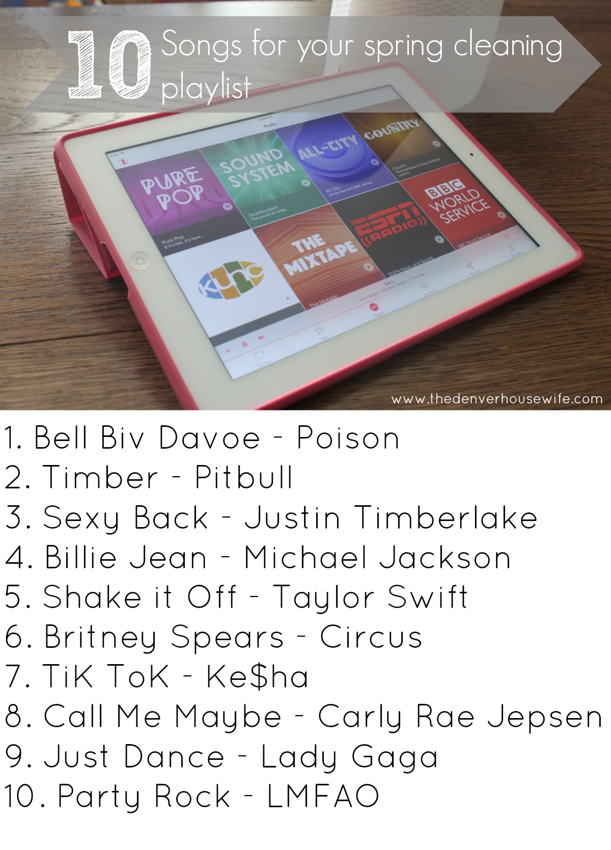 10 Songs to Make Spring Cleaning Fun! #SpringClean16 » The Denver Housewife