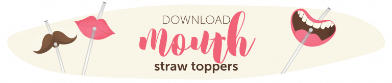 Free Printables - Monster, Pineapple, Ice Cream, & more Straw Toppers ...