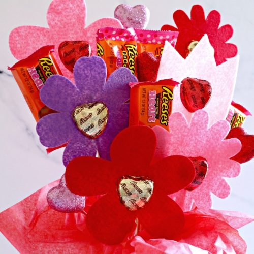 Cricut DIY Reeses Candy Flower Bouquet » The Denver Housewife Cricut DIY Reeses Candy Flower Bouquet » The Denver Housewife