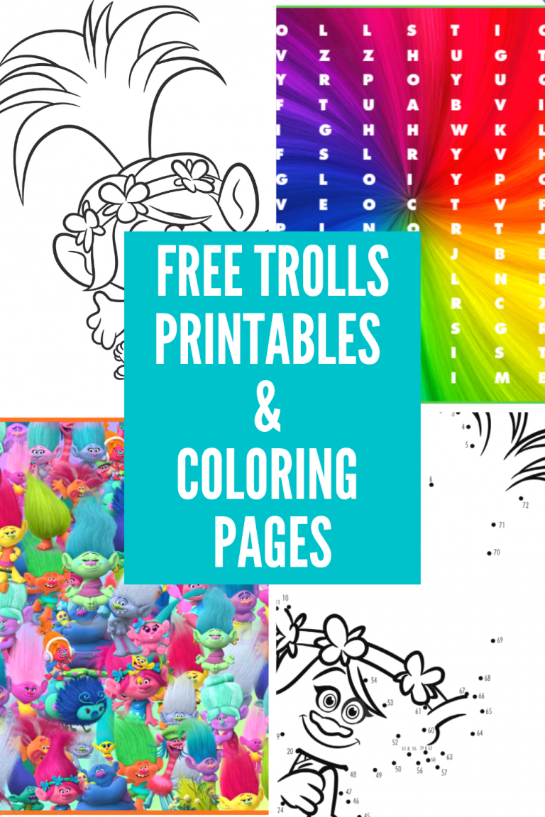 FREE Trolls Printables » The Denver Housewife