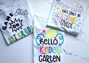 Personalize back-to-school shirts for kids with Cricut » The Denver ...