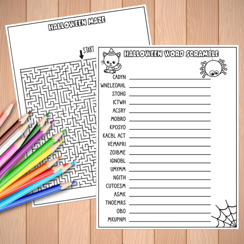 Halloween Activity Pack for Kids » The Denver Housewife