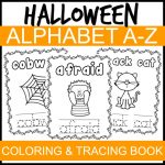 Halloween Alphabet a-z Coloring and Tracing Book » The Denver Housewife