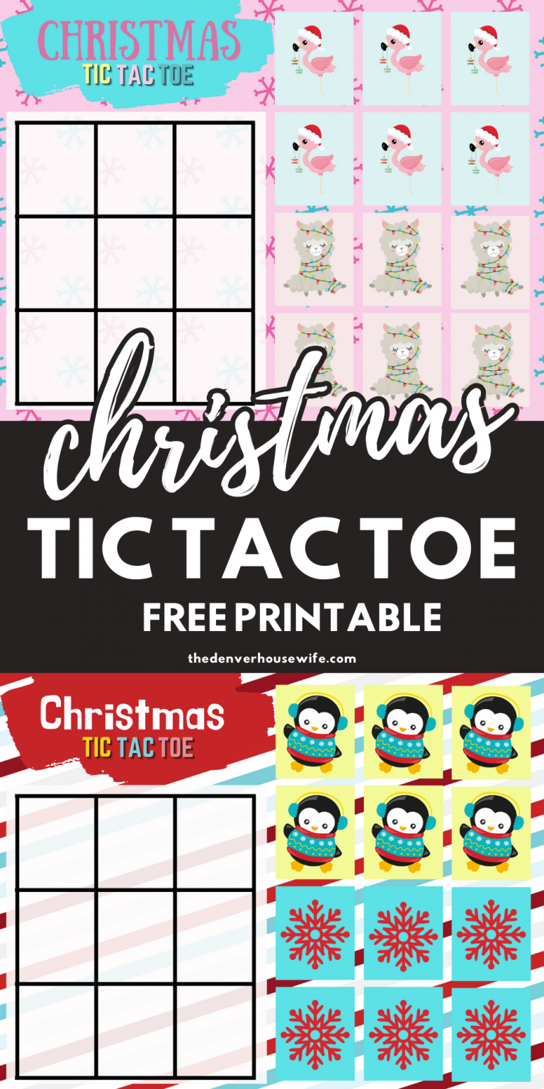 Cute Christmas Tic Tac Toe Game » The Denver Housewife