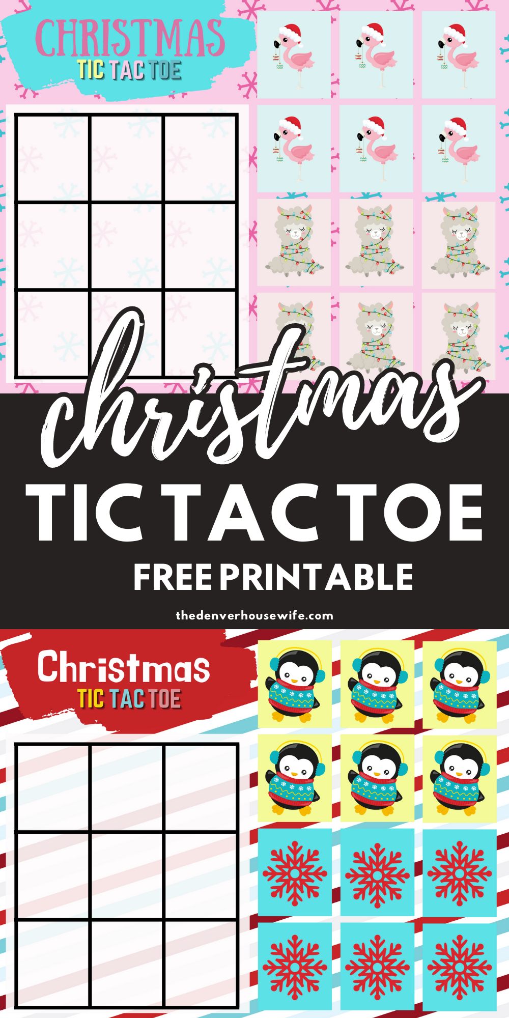 Cute Christmas Tic Tac Toe Game » The Denver Housewife