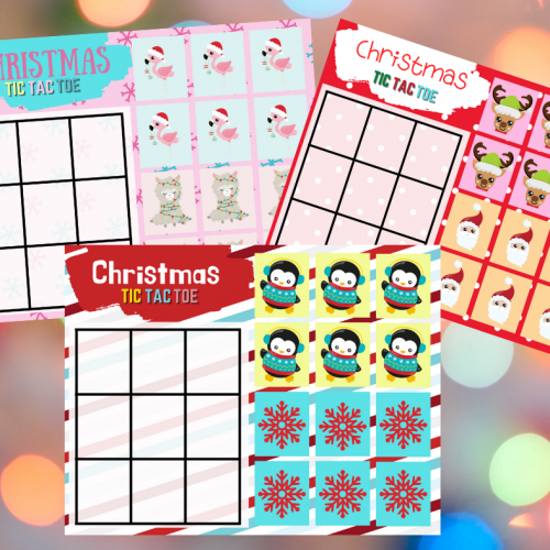 Cute Christmas Tic Tac Toe Game » The Denver Housewife