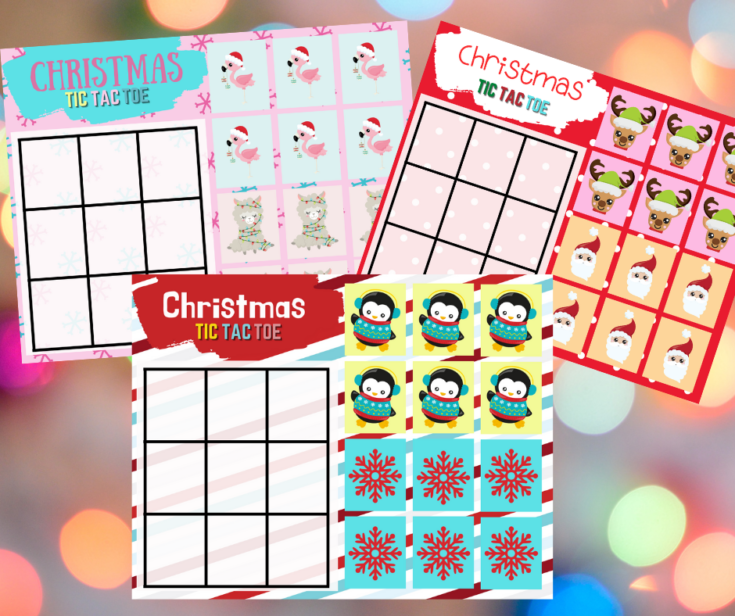 Cute Christmas Tic Tac Toe Game » The Denver Housewife
