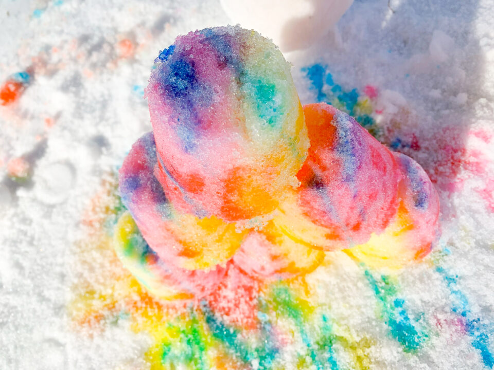 Rainbow Snow Castles » The Denver Housewife