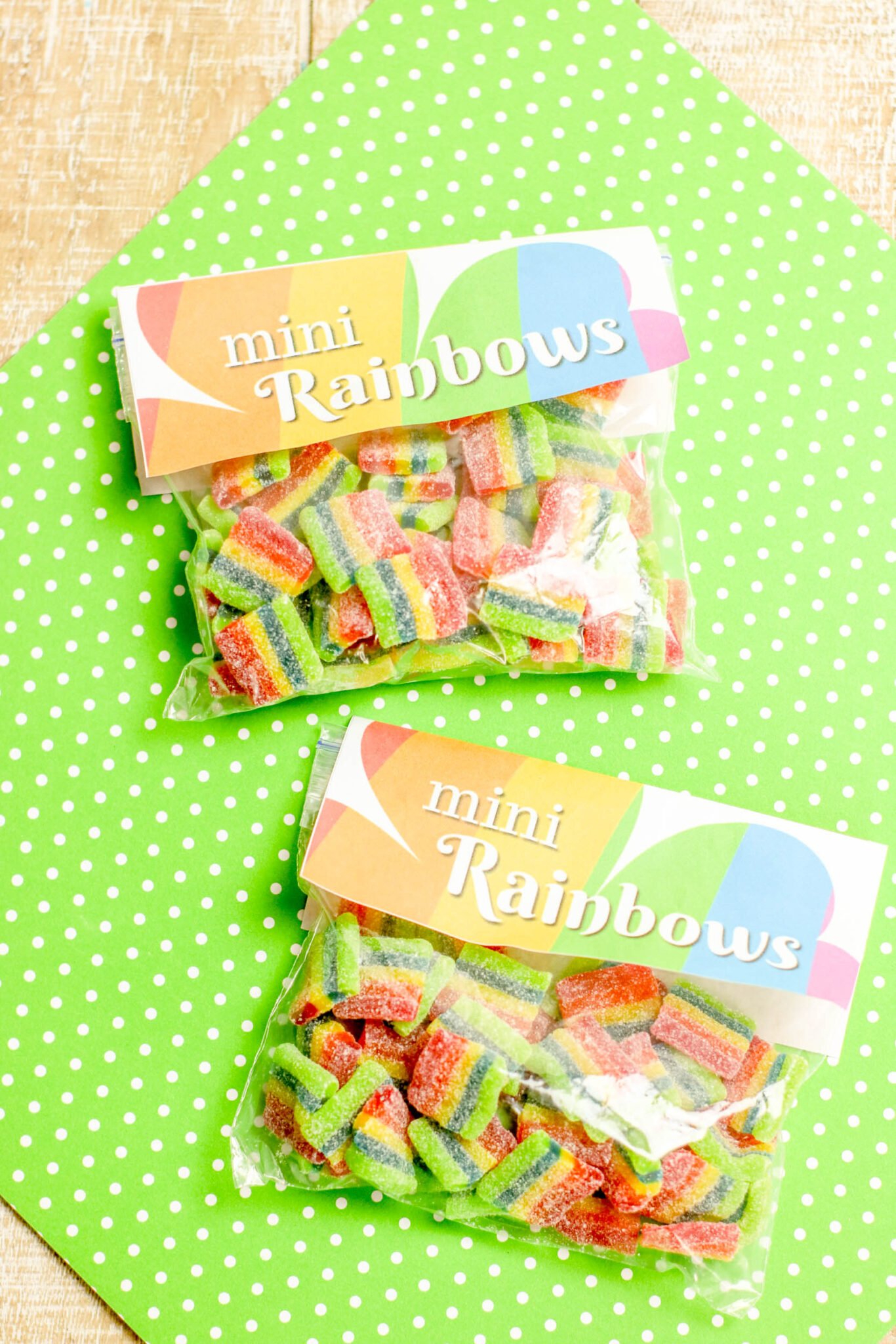 Mini Rainbow Treat Bags » The Denver Housewife