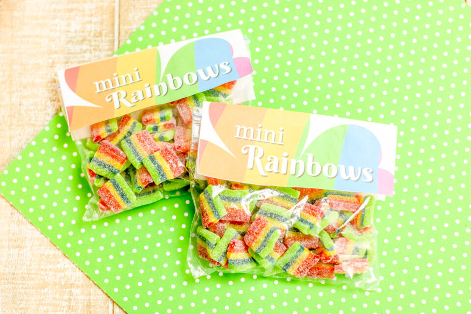 Mini Rainbow Treat Bags » The Denver Housewife