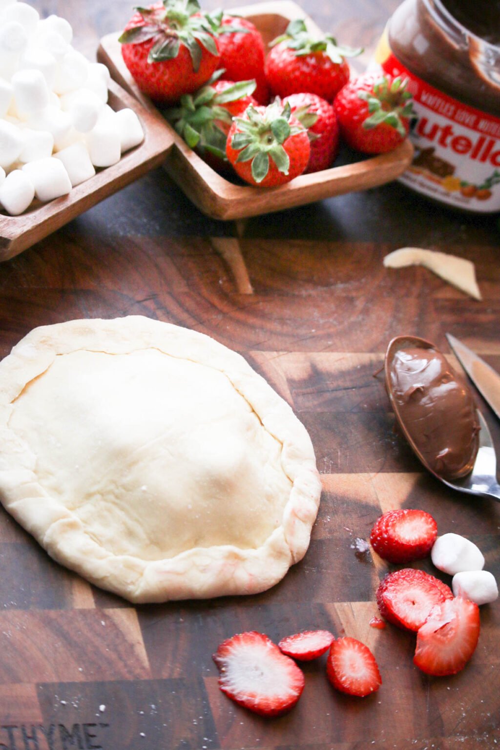 Nutella Strawberry S'more Puffle » The Denver Housewife