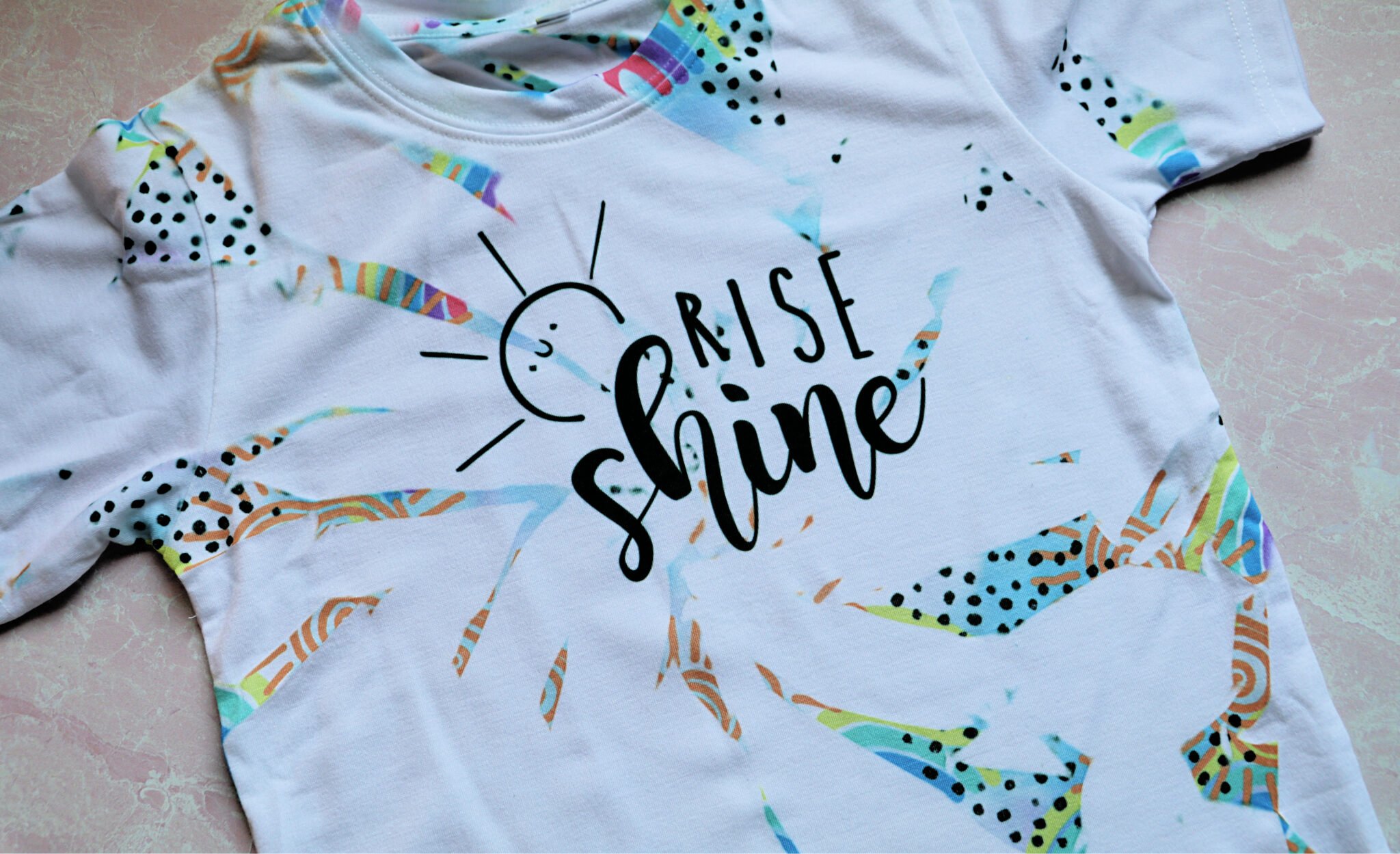 Sublimation Tie-Dye Shirt Tutorial » The Denver Housewife