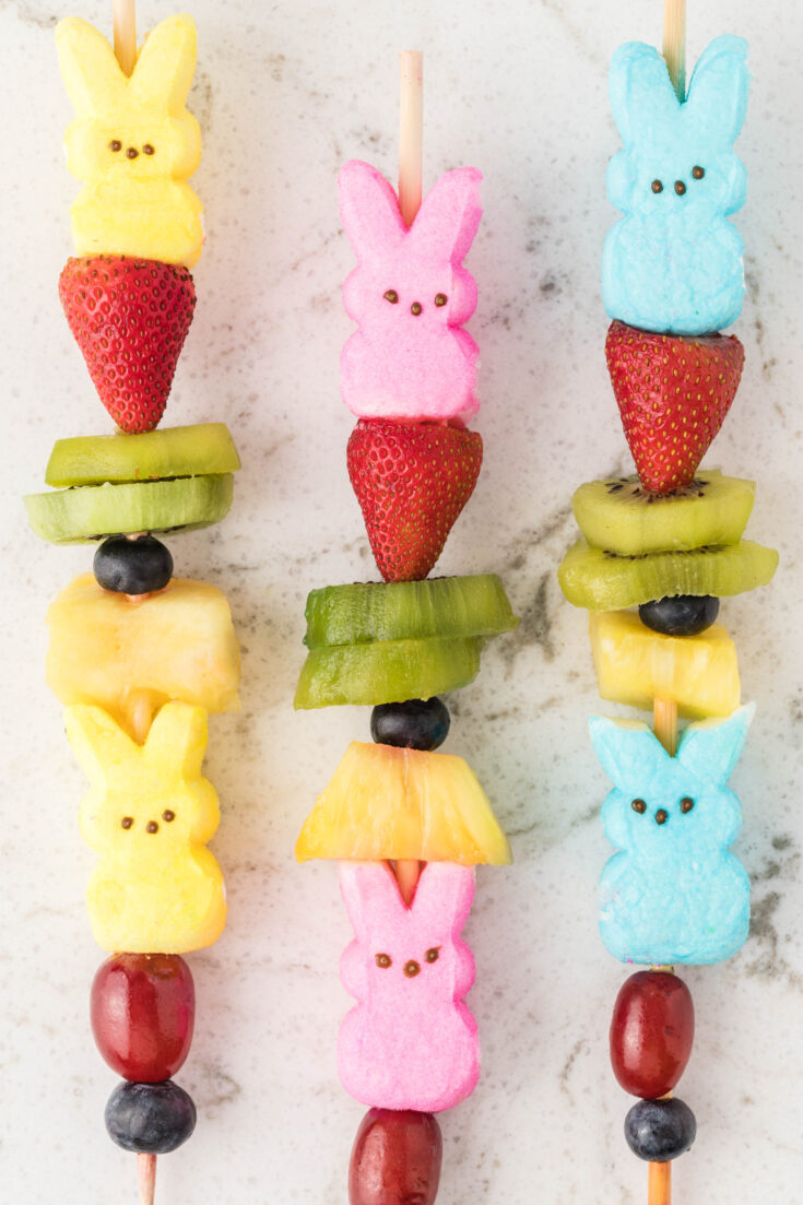 Peeps Fruit Kabobs » The Denver Housewife
