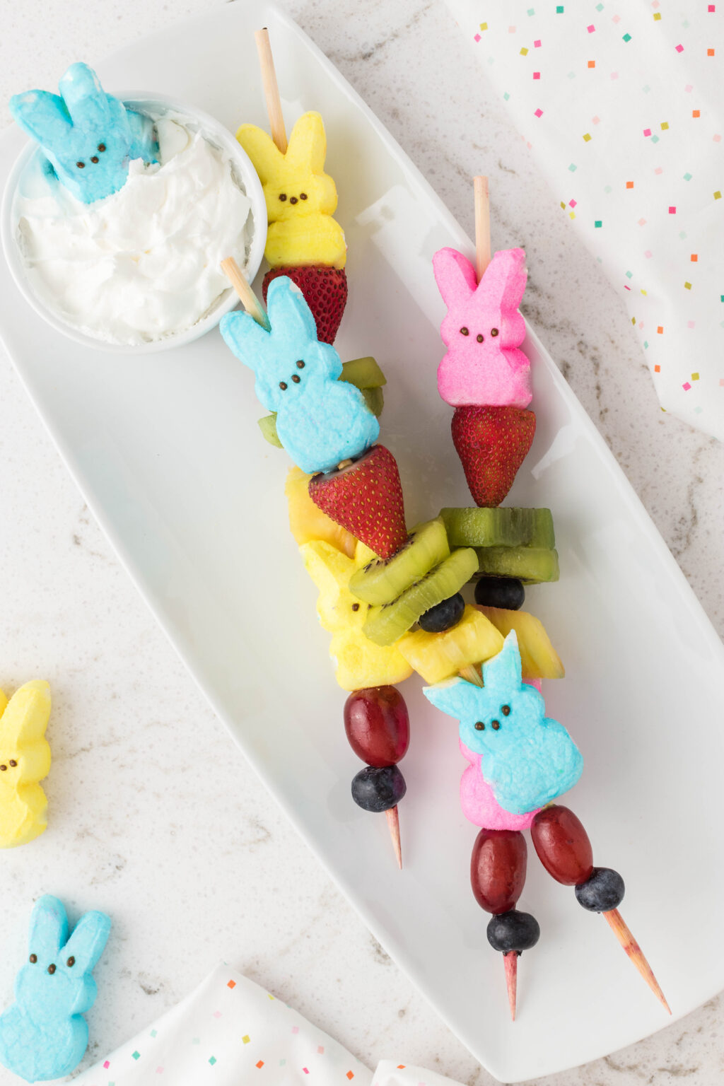 Peeps Fruit Kabobs » The Denver Housewife