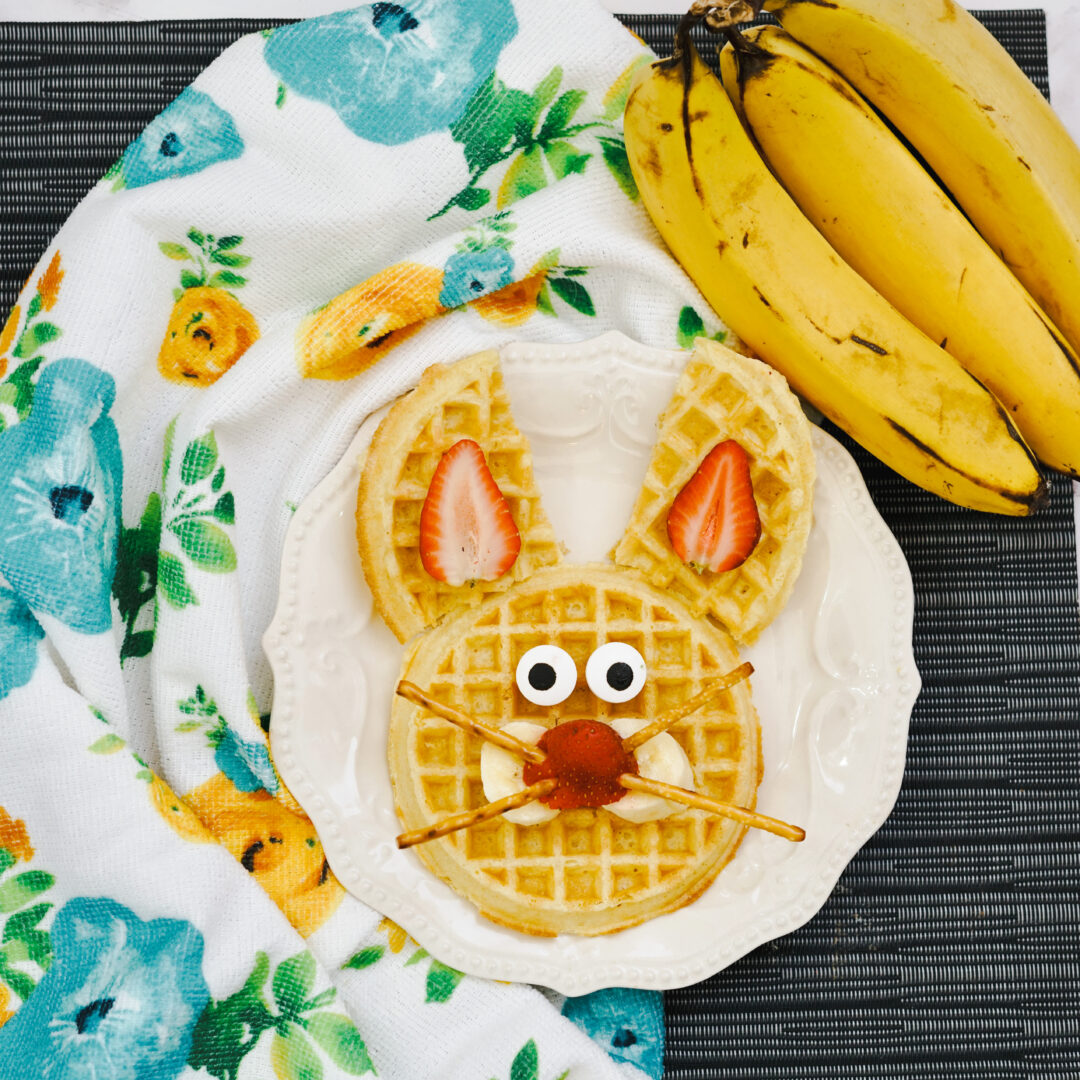 Easy Easter Bunny Waffles » The Denver Housewife