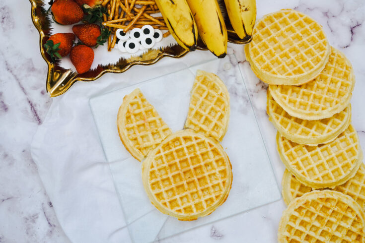 Easy Easter Bunny Waffles » The Denver Housewife