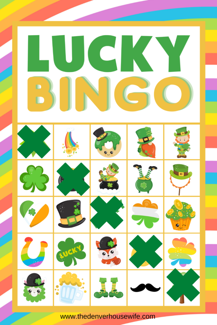 Free Printable St Patrick's Day Bingo » The Denver Housewife