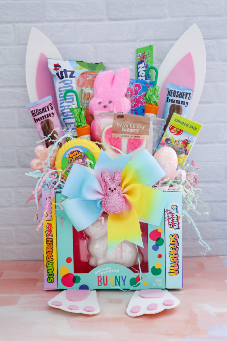 Easter Bunny Candy Bouquet Basket » The Denver Housewife