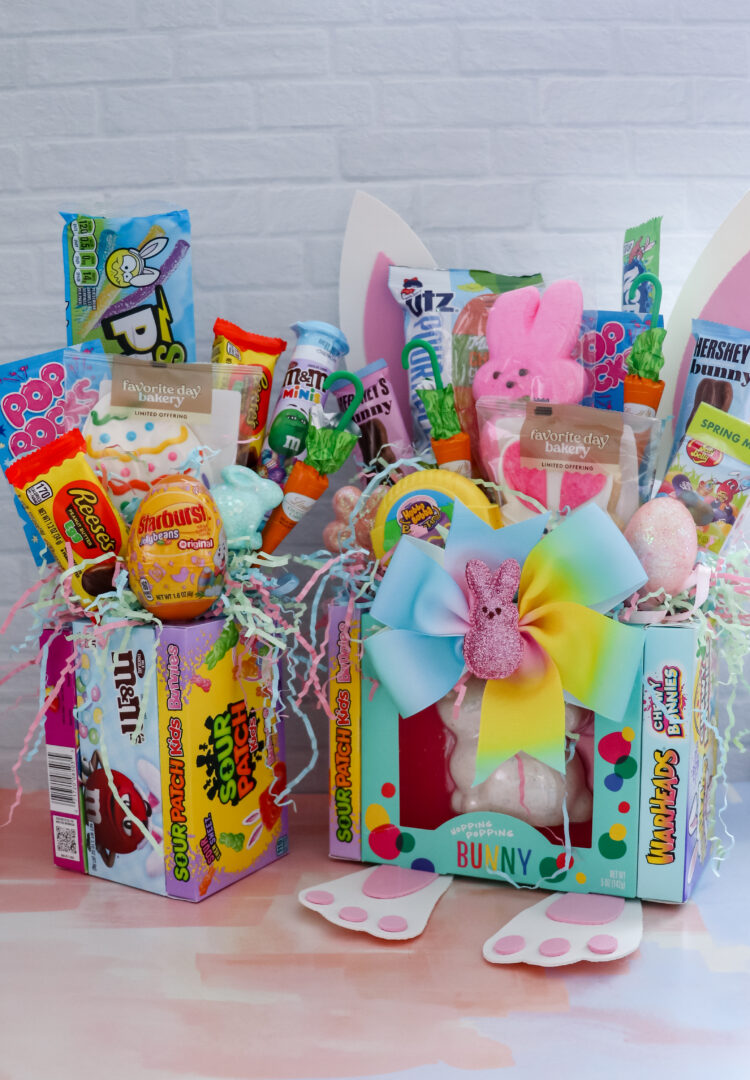 Easter Bunny Candy Bouquet Basket » The Denver Housewife
