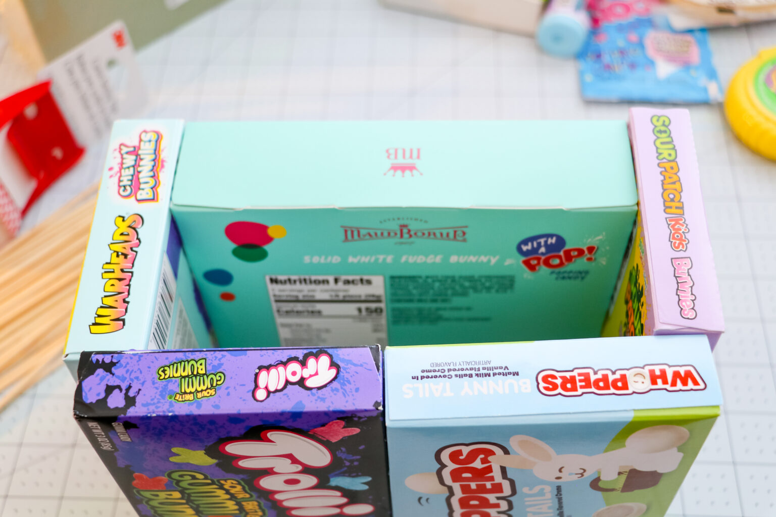 Easter Bunny Candy Bouquet Basket » The Denver Housewife