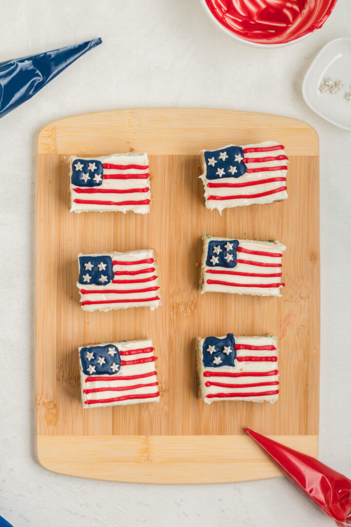 American Flag Sugar Cookies » The Denver Housewife