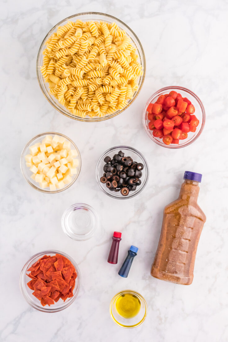 Patriotic Pasta Salad » The Denver Housewife
