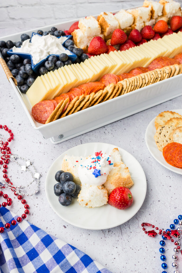 American Flag Patriotic Charcuterie Board » The Denver Housewife