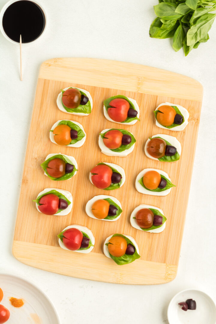Ladybug Caprese Bites » The Denver Housewife