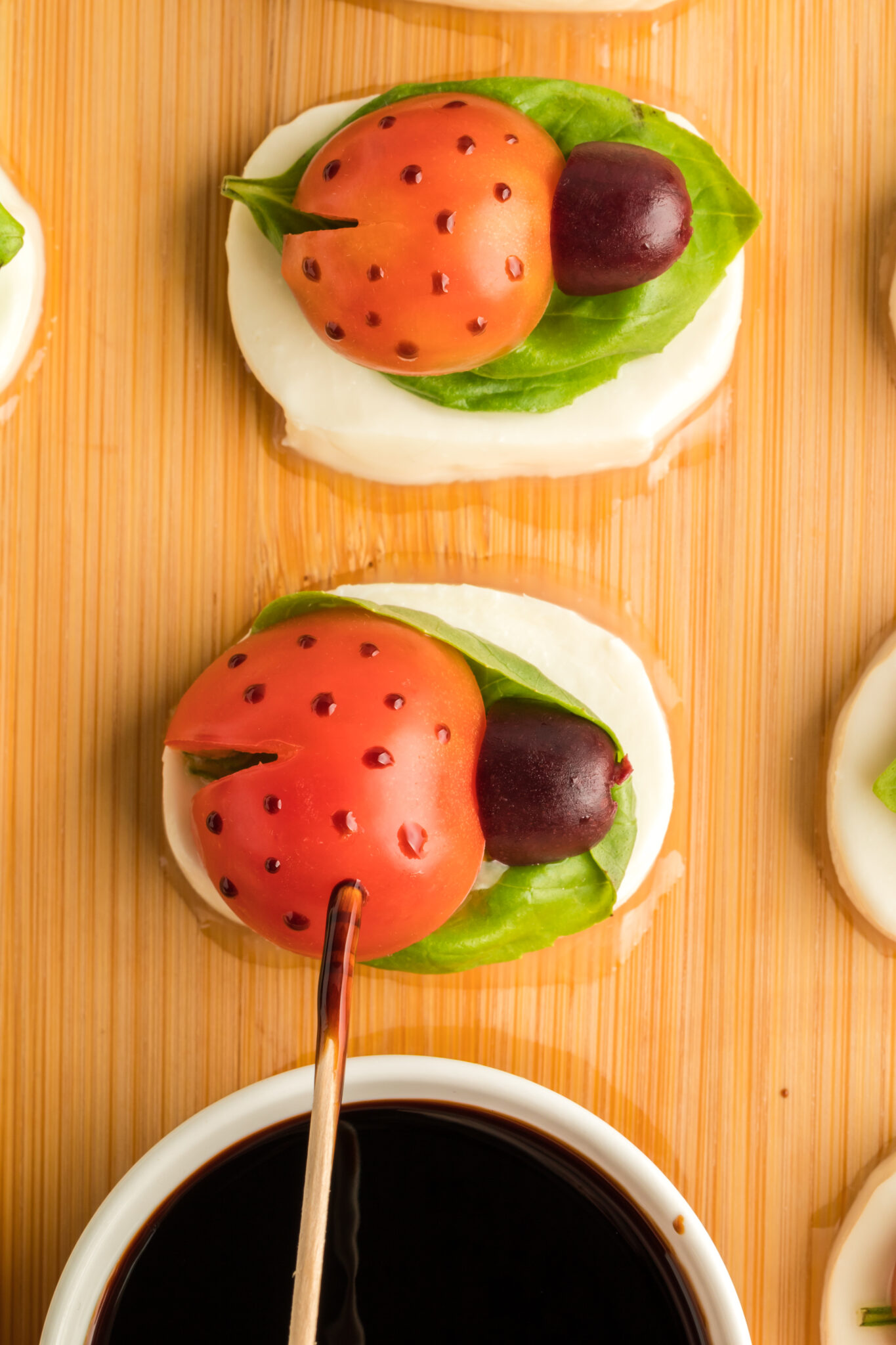 Ladybug Caprese Bites » The Denver Housewife