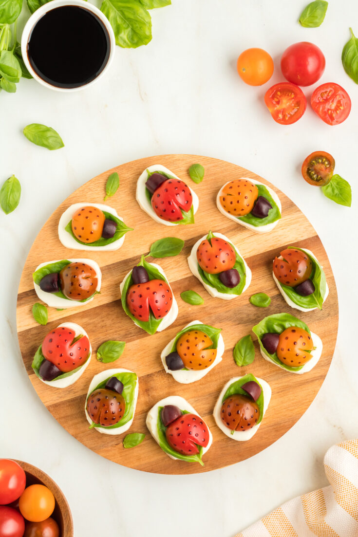 Ladybug Caprese Bites » The Denver Housewife