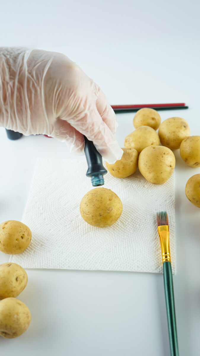 Easter Egg Dyed Potatoes » The Denver Housewife