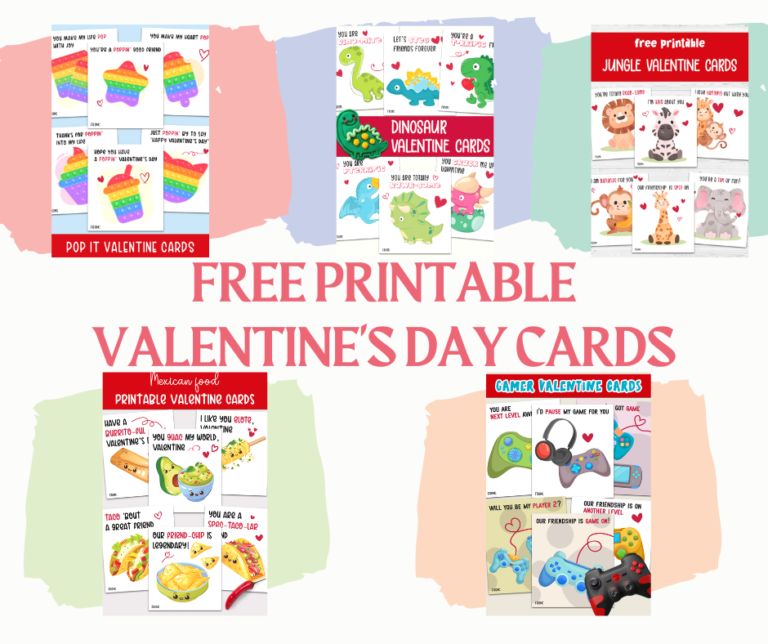 5 Free Printable Valentine's Day Cards » The Denver Housewife