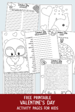Free Printable Valentine's Day Activity Pages » The Denver Housewife