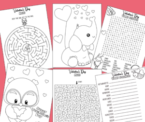 Free Printable Valentine's Day Activity Pages » The Denver Housewife