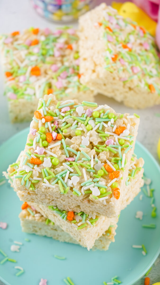 Allergy Friendly Easter Rice Krispy Treats » The Denver Housewife