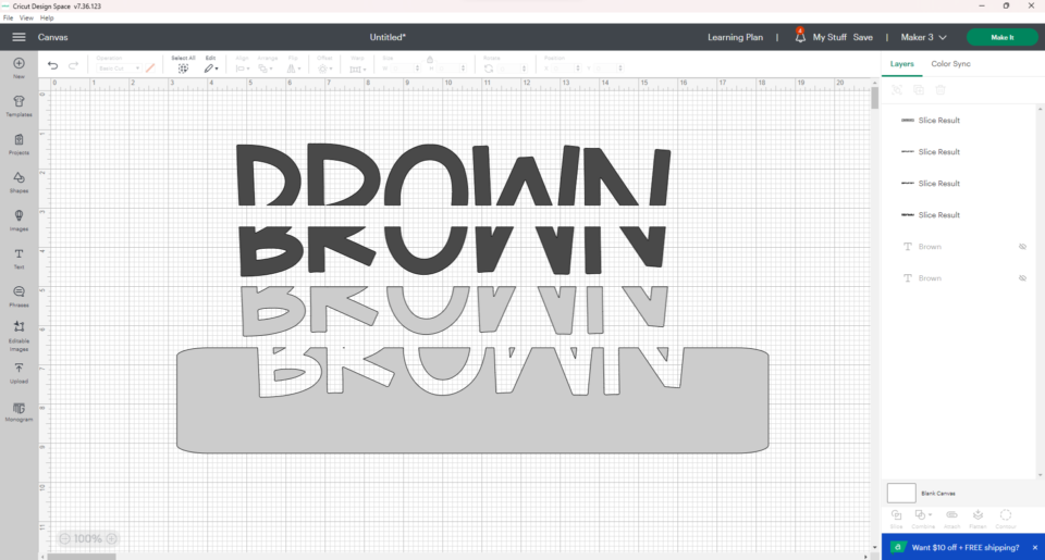 How to Make Split Text in DesignSpace » The Denver Housewife