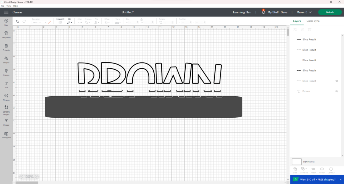 How to Make Split Text in DesignSpace » The Denver Housewife