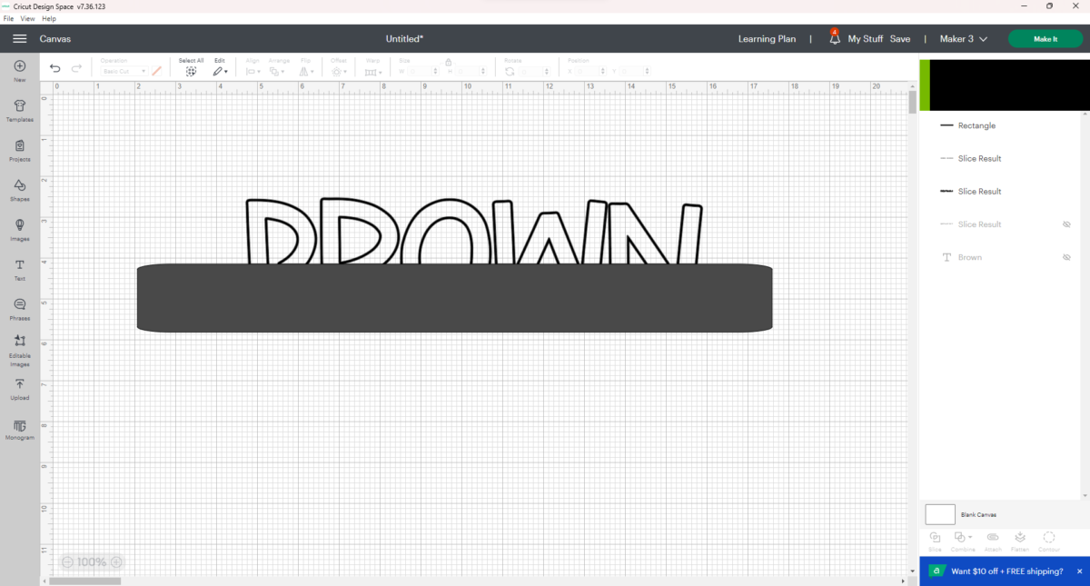 How to Make Split Text in DesignSpace » The Denver Housewife