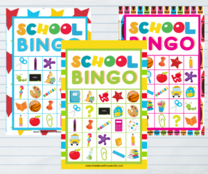 Free Printable School Bingo Game » The Denver Housewife