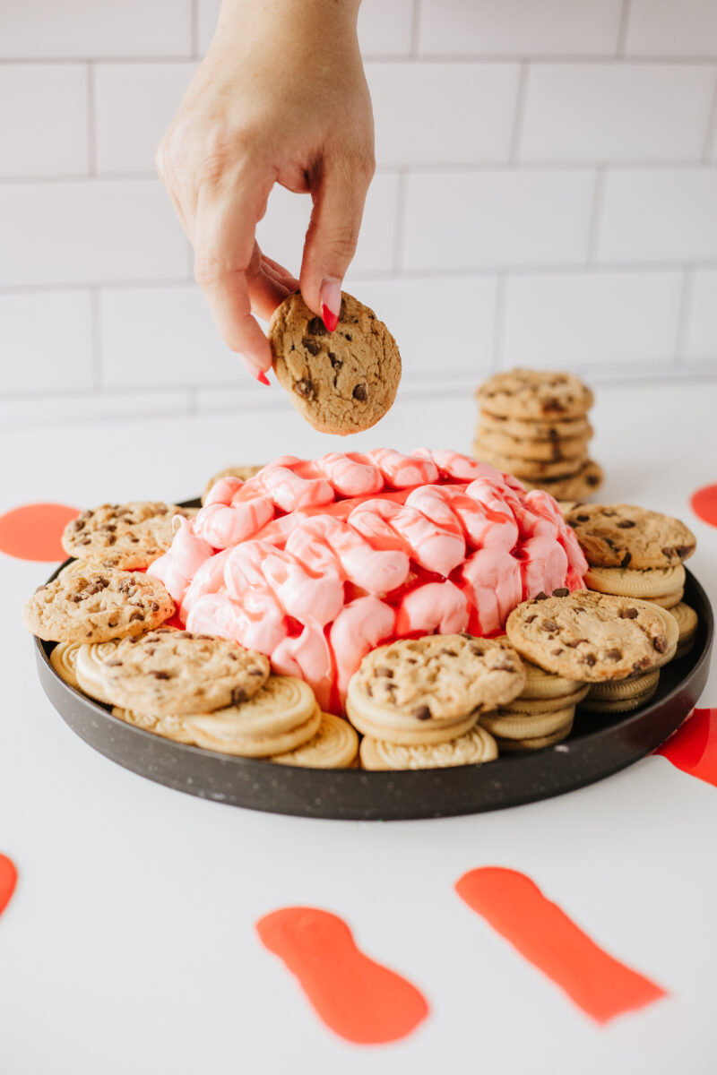 Bloody Brain Cheese Ball » The Denver Housewife