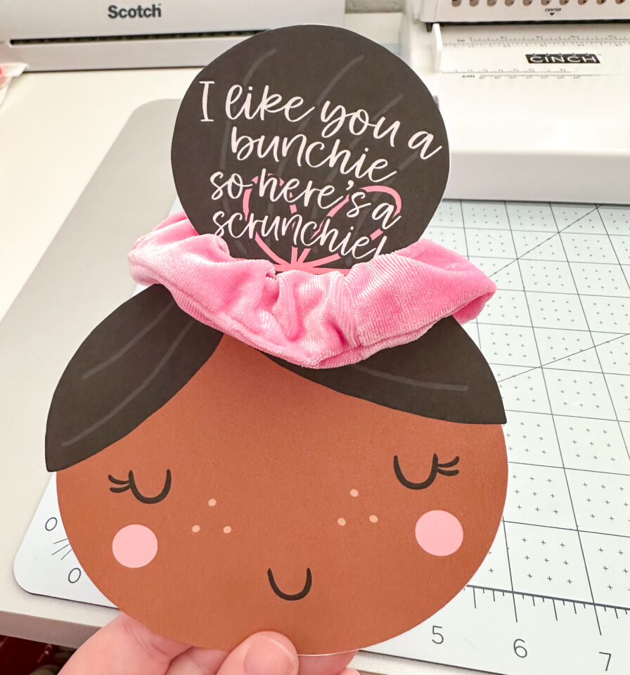 Scrunchie Valentine Cards » The Denver Housewife