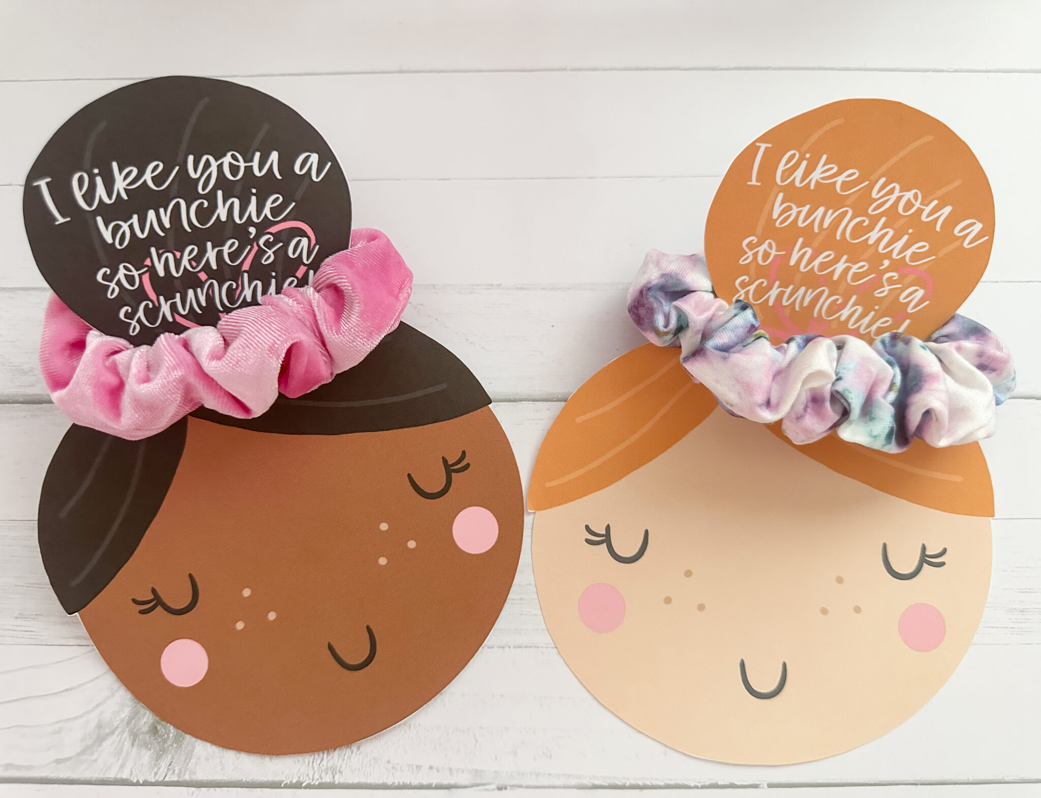 Scrunchie Valentine Cards » The Denver Housewife