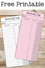 Reading Log Bookmark » The Denver Housewife