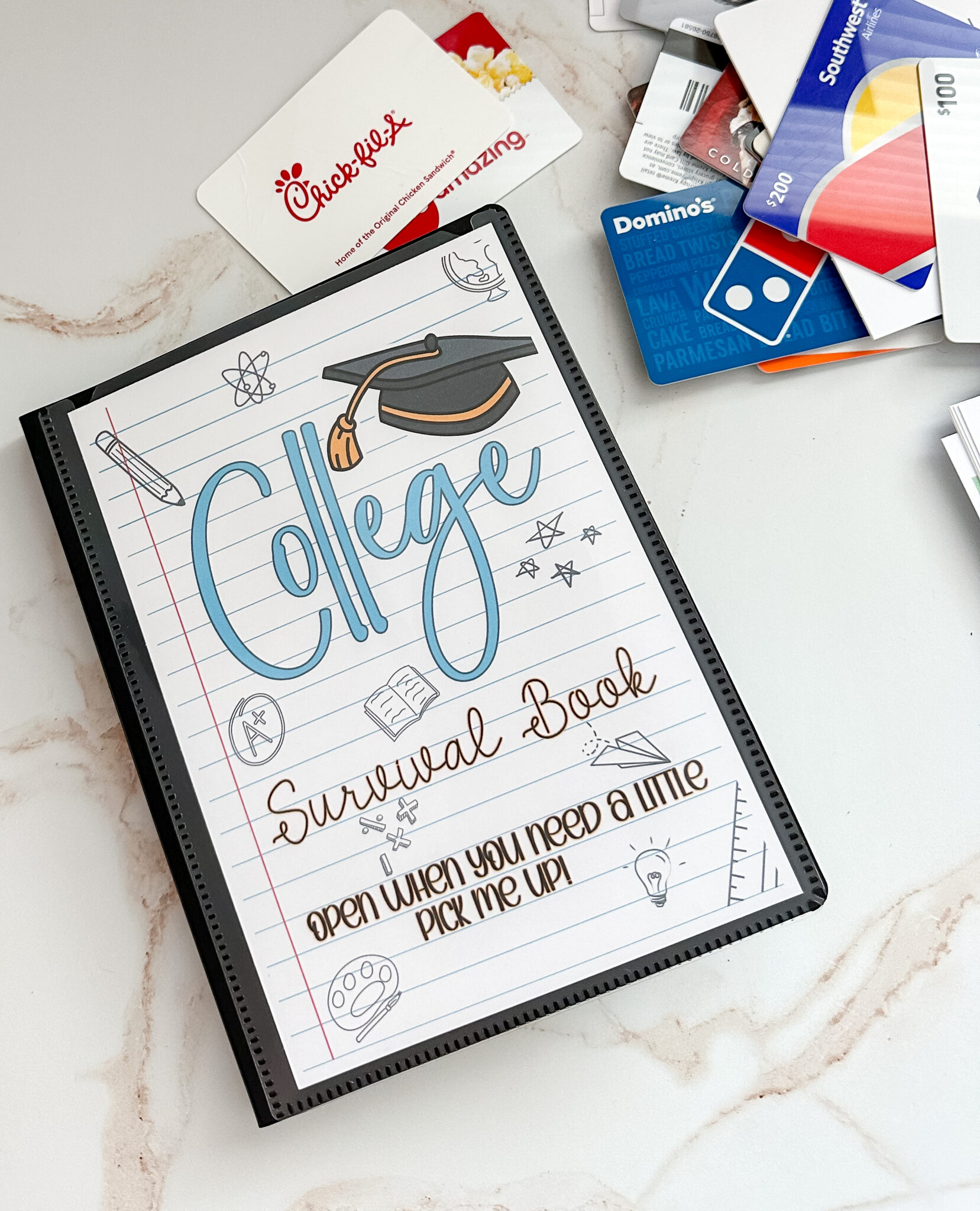 How to Make a College Gift Card Photo Album » The Denver Housewife