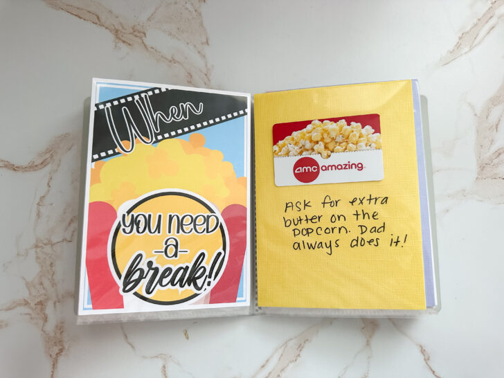 How to Make a College Gift Card Photo Album » The Denver Housewife