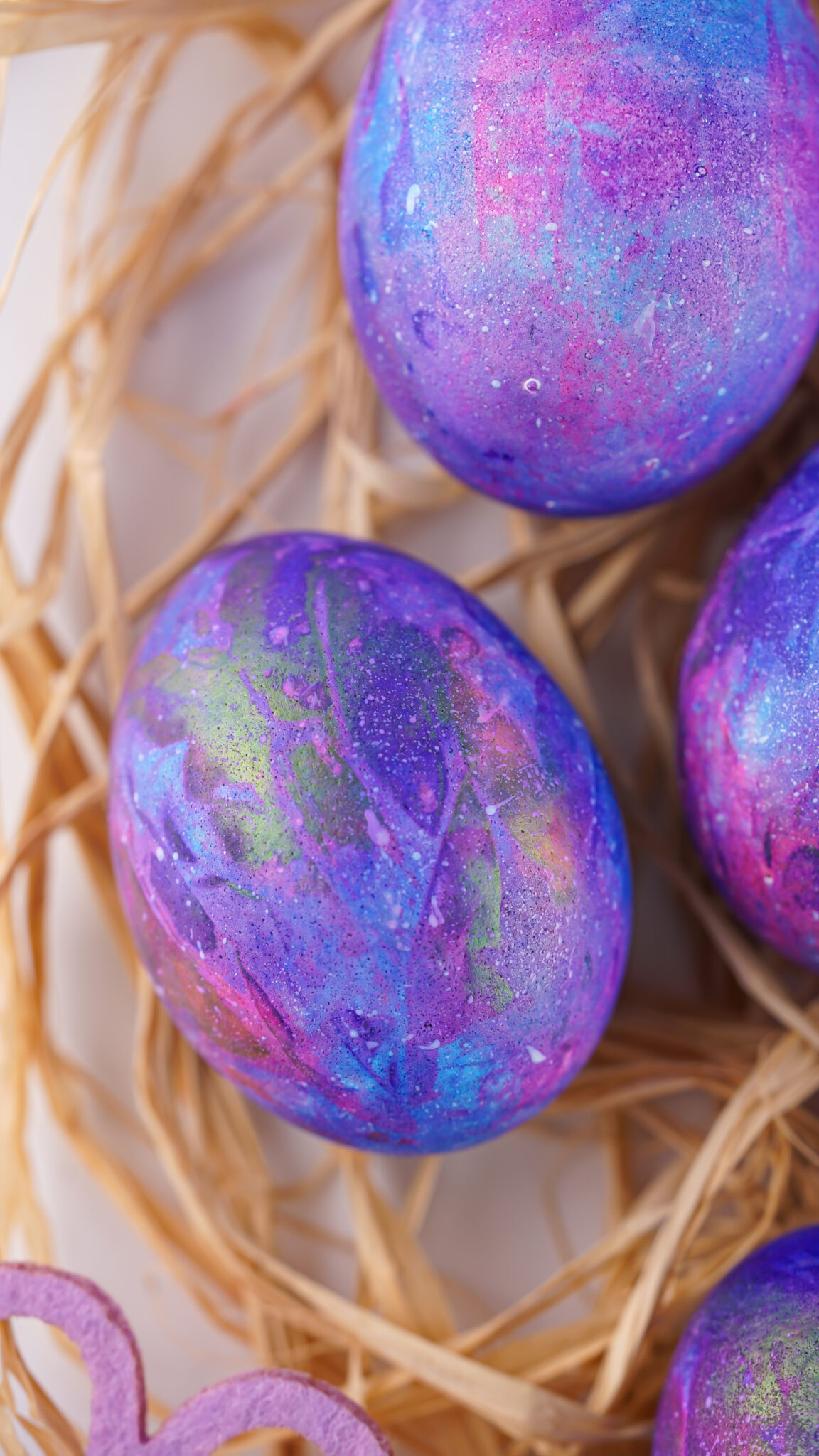 Galaxy Easter Eggs Tutorial » The Denver Housewife