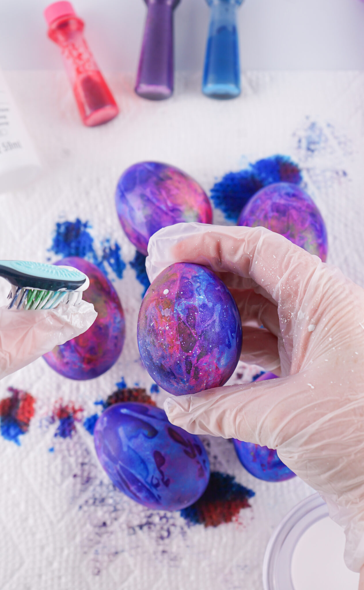 Galaxy Easter Eggs Tutorial » The Denver Housewife