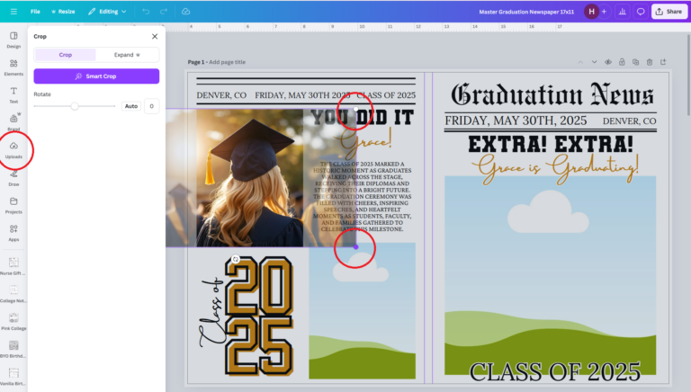 How to Make a Graduation Newspaper » The Denver Housewife